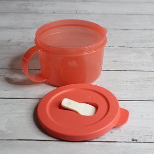 Tupperware | Kitchen | Tupperware Crystalwave Microwave Soup Mug Coral ...